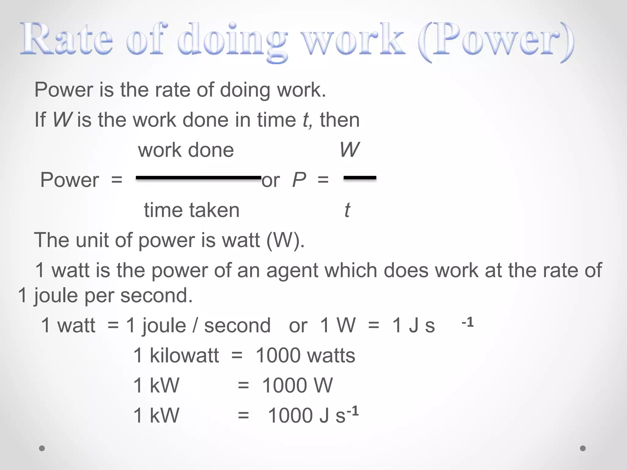 Work & energy | PPTX