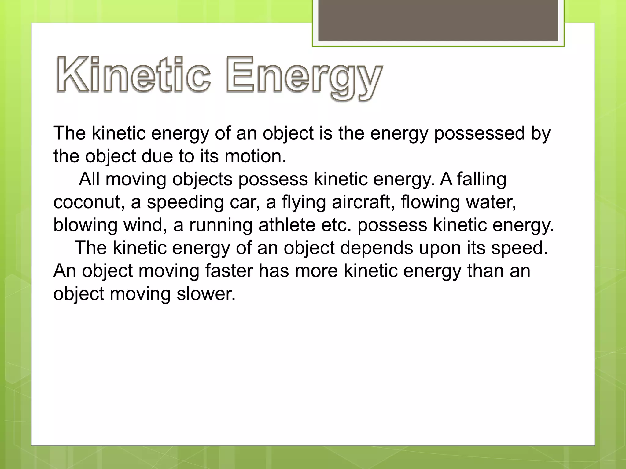 Work & energy | PPTX