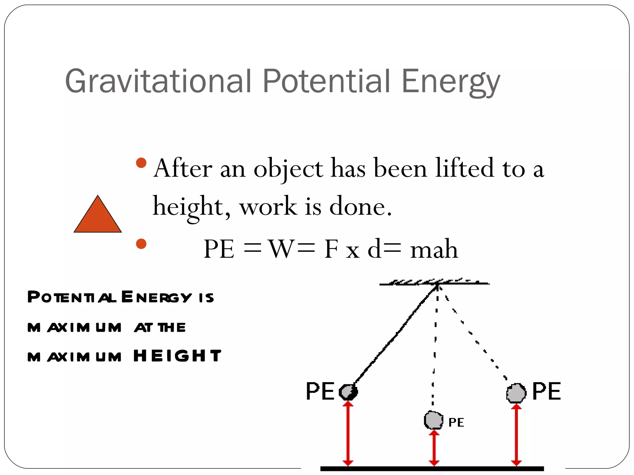 Work, energy, and power | PPT