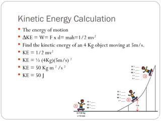 Work, energy, and power | PPT