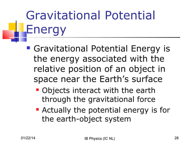 Work, energy and power | PPT