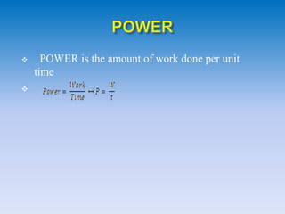 Work,energy and power | PDF