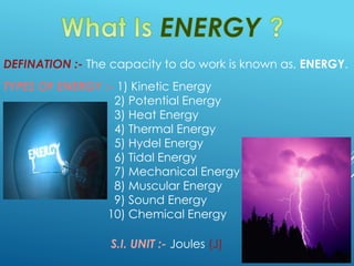 Work, energy and power | PPTX