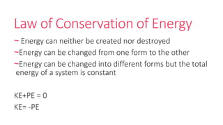 Work, energy and power | PPTX | Physics | Science