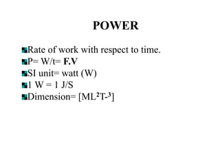 Work,energy and power | PPTX