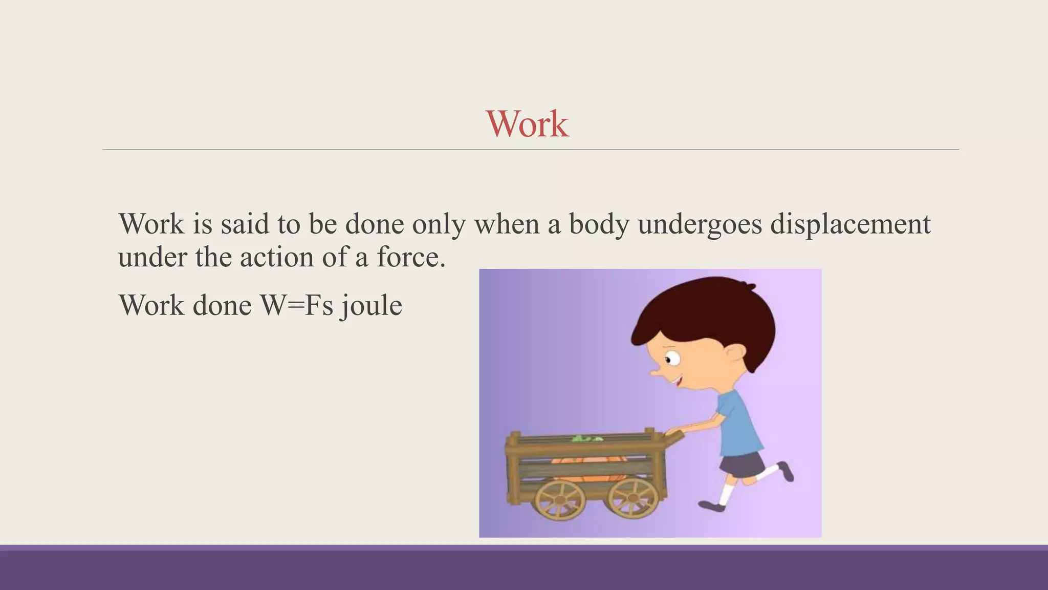 Work energy and power | PPTX