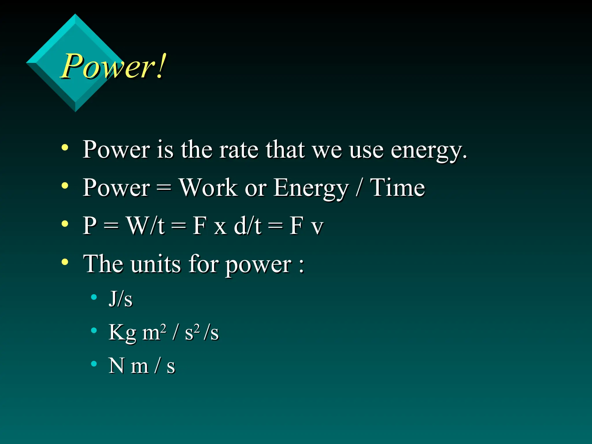General Physics 1: Work_ Energy_ and Power.ppt