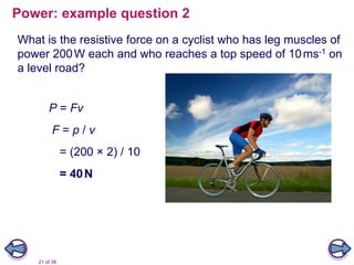 Work energy and_power | PPT | Physics | Science