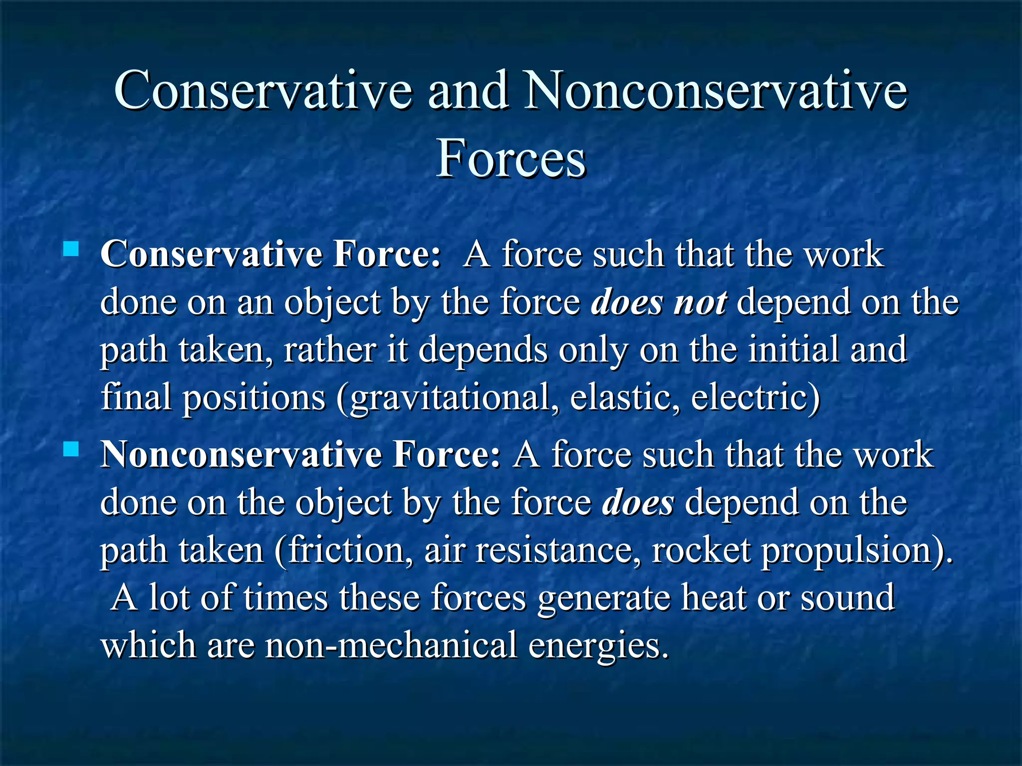 Work, Energy and Power notes | PPT