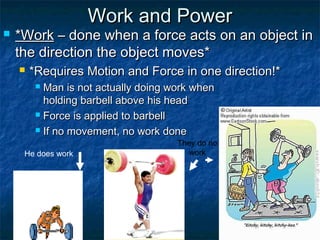 Work, Energy and Power notes | PPT