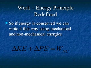 Work, Energy and Power notes | PPT