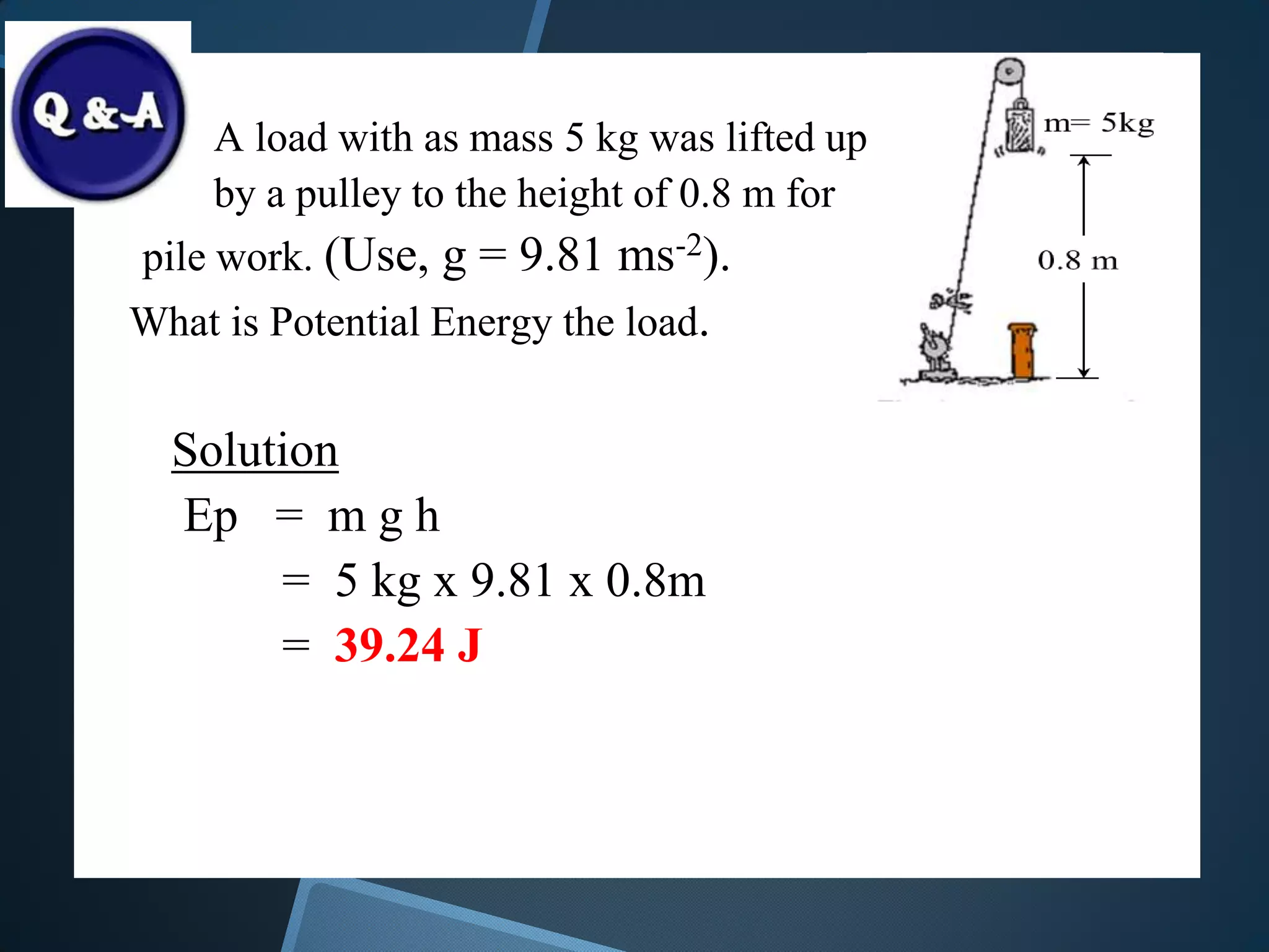 Work, energy and power ppt | PPTX