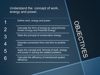 Work, energy and power ppt | PPTX