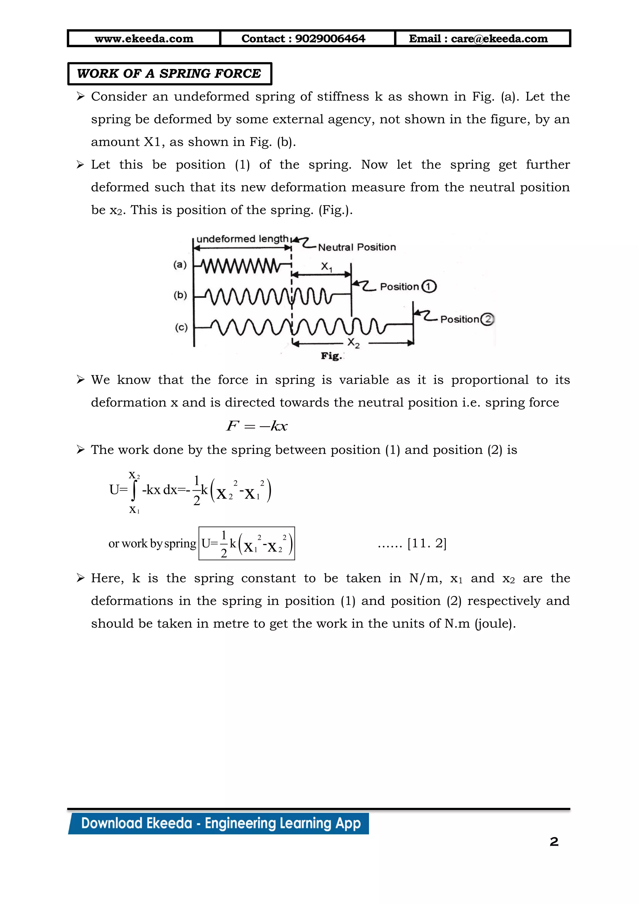 Kinetics of Particles-Work Energy Method | PDF