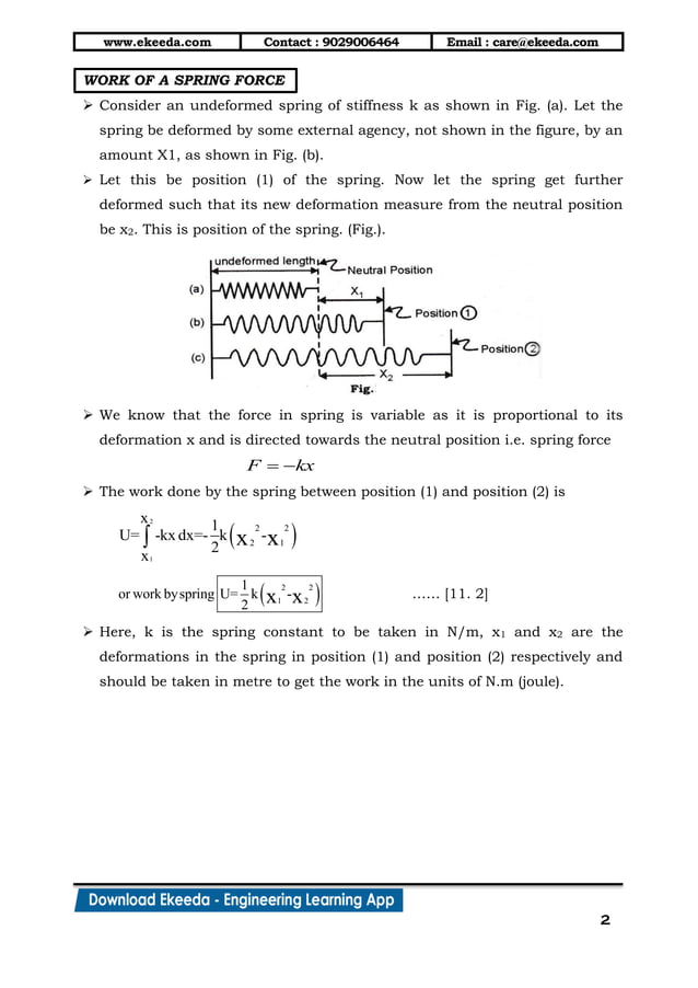 Kinetics of Particles-Work Energy Method | PDF