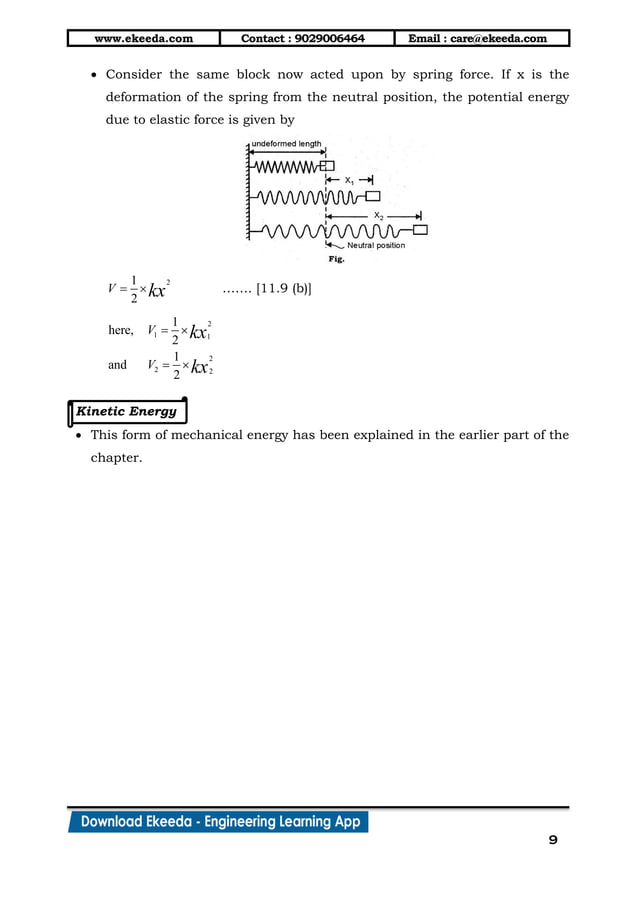 Kinetics of Particles-Work Energy Method | PDF