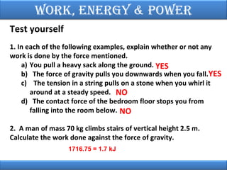 Power Physics Examples