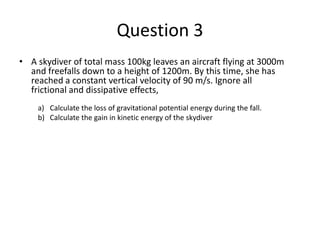 Work energy power 2 reading assignment -revision 2 physics | PPT