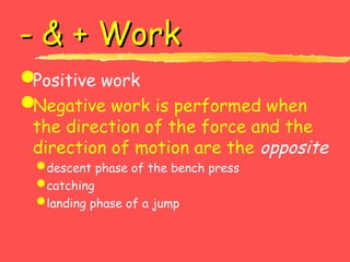 Work, Energy Power: Definition and Causes | PPT