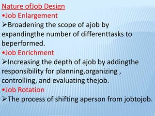 Worker, job and job analysis | PPT