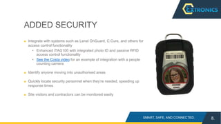 AeroScout Worker Safety & Contractor Tracking from Extronics | PPTX