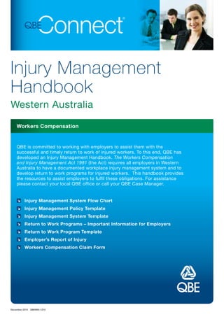 Workers Compensation, Injury Mngt Handbook WA | PDF