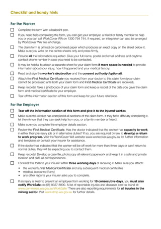 Workers Compensation, Injury Mngt Handbook WA | PDF