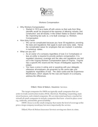 Workers compensation whys and howsdocx | PDF