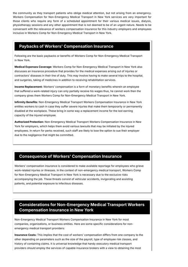 Workers Comp For Non-Emergency Medical Transport in New York.pdf