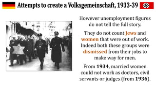 Nazi Germany - policies for workers and mittelstand | PPT