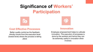 Workers Participation in Decision Making - Significance and ...