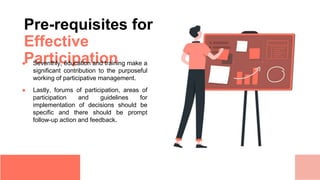 Workers Participation in Decision Making - Significance and ...