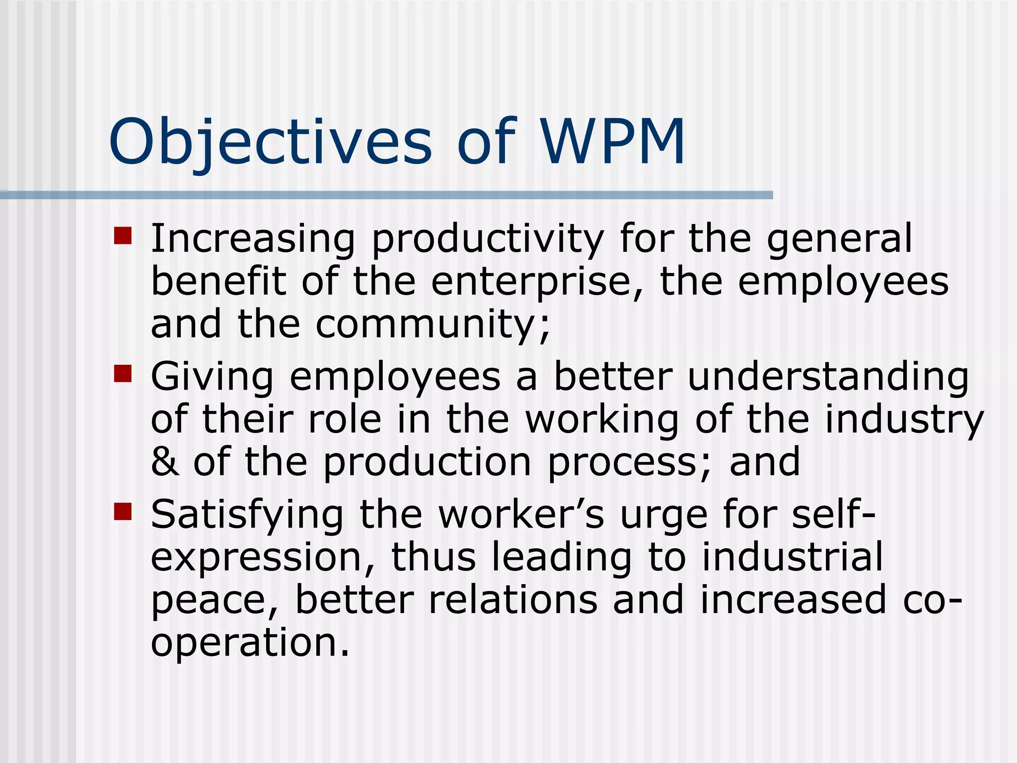 Worker’S Participation In Management | PPT