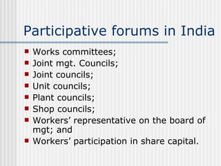 Worker’S Participation In Management | PPT
