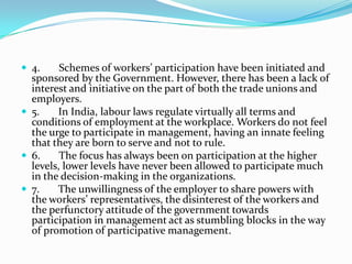 Workers’ participation in management | PPTX