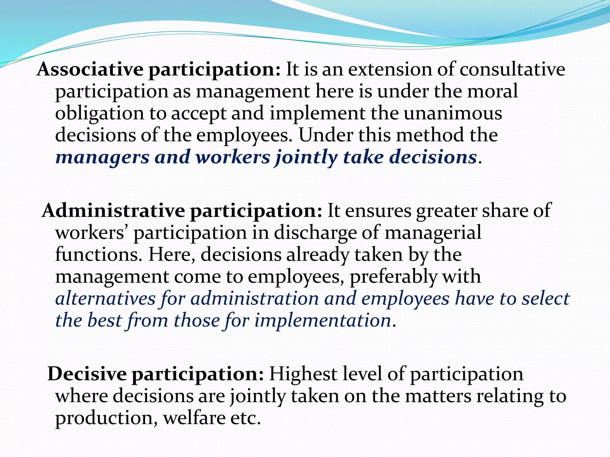 Workers Participation in Management | PPTX