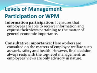 Workers Participation in Management | PPTX