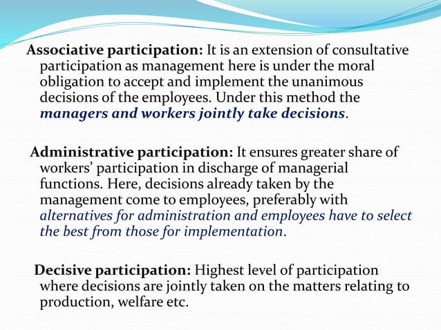 Workers Participation in Management | PPTX