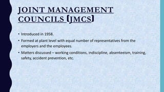 Workers participation in management and its present status in india | PPTX