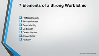 Work ethics | PPTX