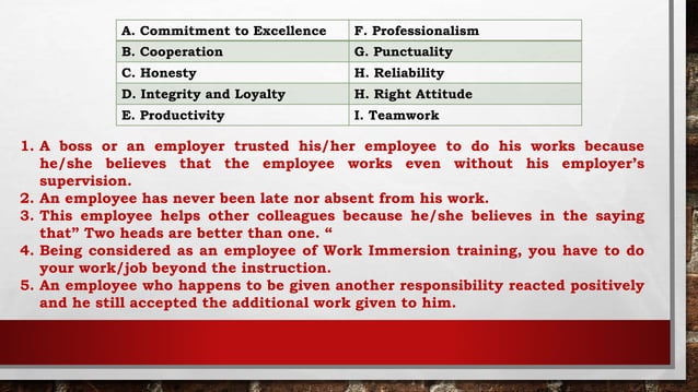 WORK ETHICS DURING WORK IMMERSION CLASS.pptx