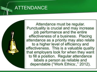 Dunsha Work Ethics Project | PPT