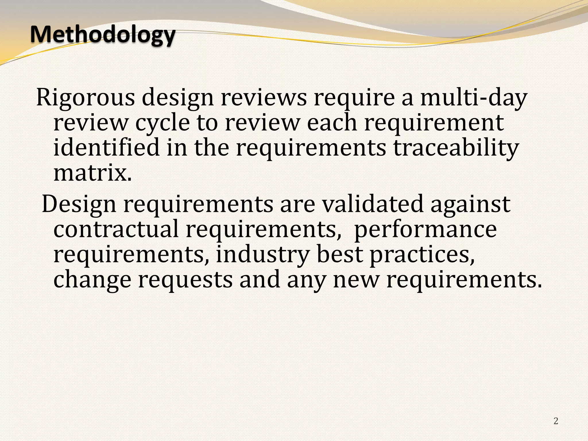 system engineering design review | PPTX