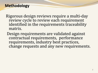system engineering design review | PPTX