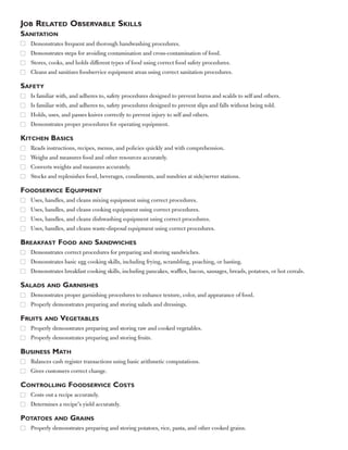 Work Exp Checklist | PDF
