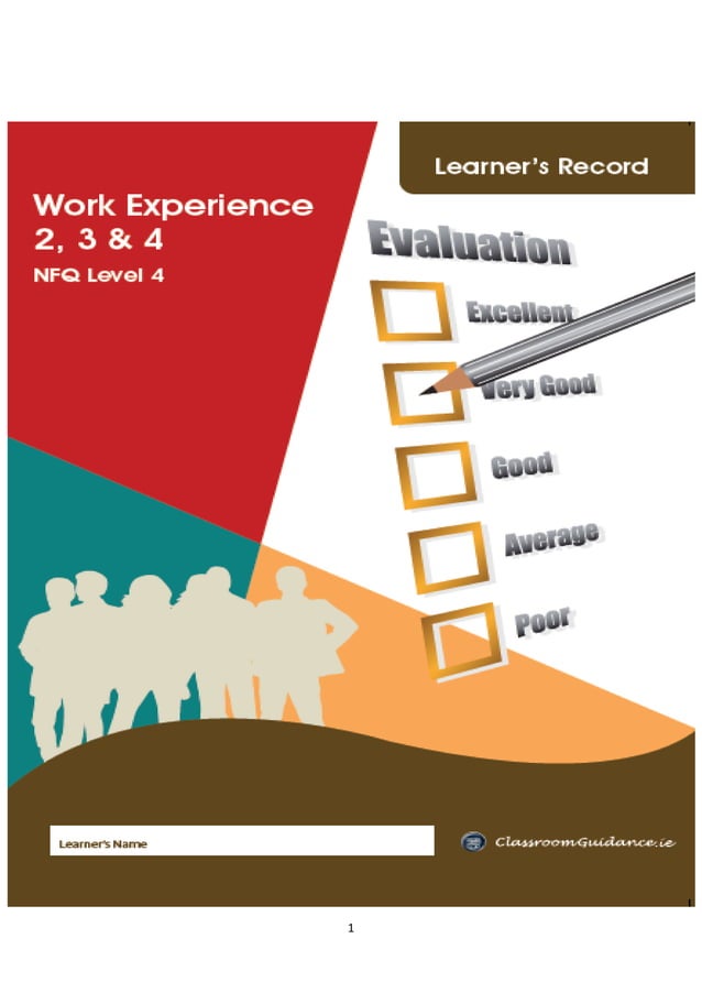 Work Experience 2,3,4 Learners Record | PDF | Resume Writing and Advice ...