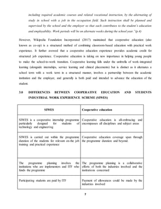 WORK EXPERIENCE DESIGNS IN AGRICULTURAL EDUCATION: CONCEPTS AND ...