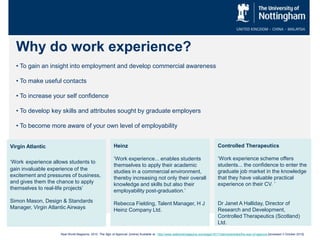 Work experience introductory workshop 1 Kevin Lim | PPT