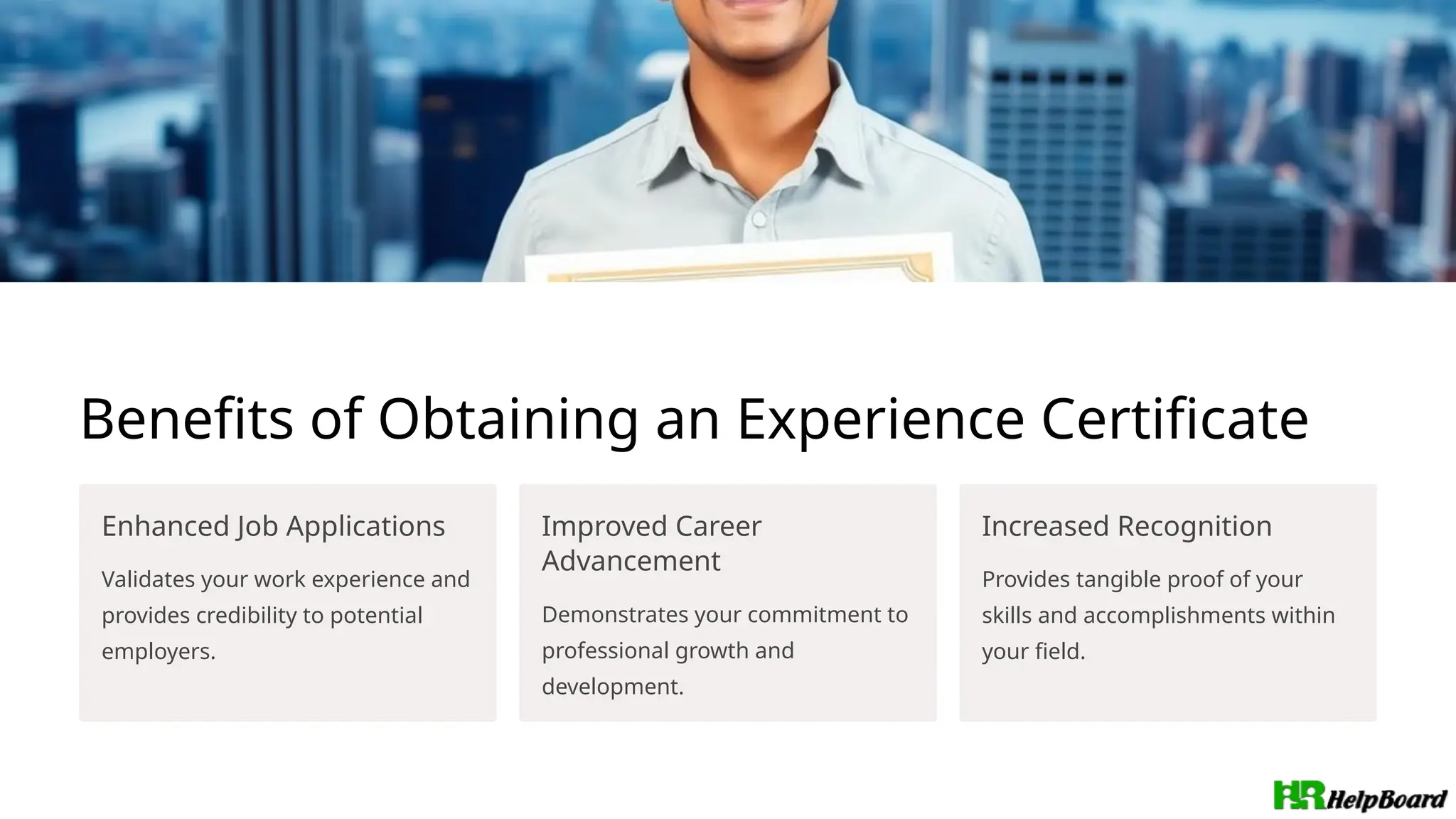 Work Experience Letter Format, Experience Certificate | PPTX