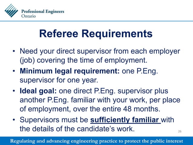 PEO's engineering Work Experience Overview | PPT